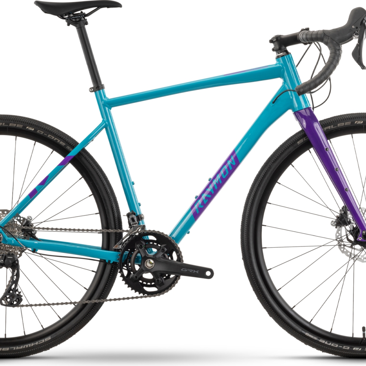 Raymon Territ Pro Diamant (2025) | Gravelbike | miami blue/purple ...